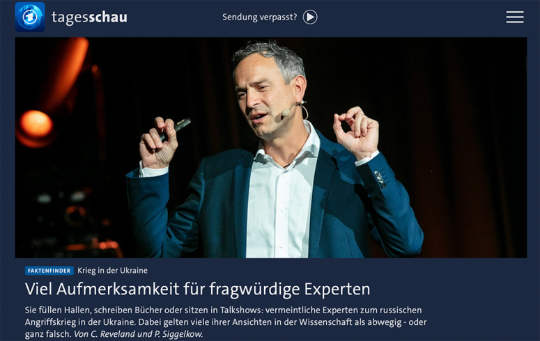 Faktencheck der Faktenchecker: Wie manipulativ ARD-„Faktenfinder ...